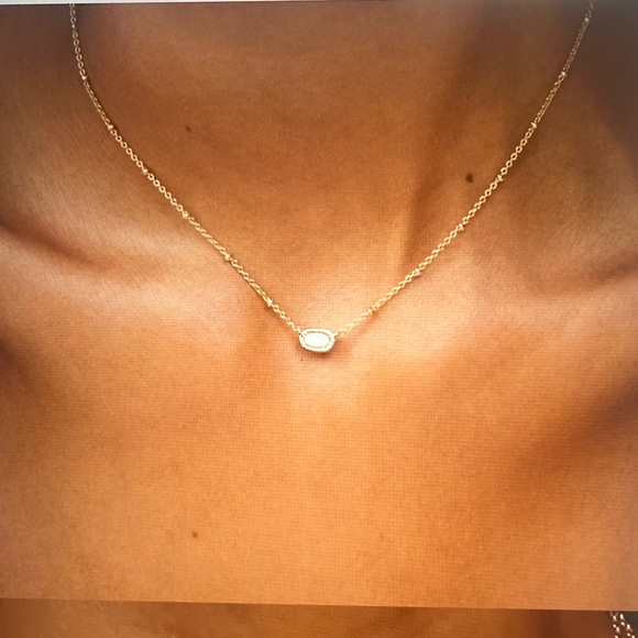 Kendra Scott | Jewelry | Mini Elisa Gold Satellite Short Pendant ...